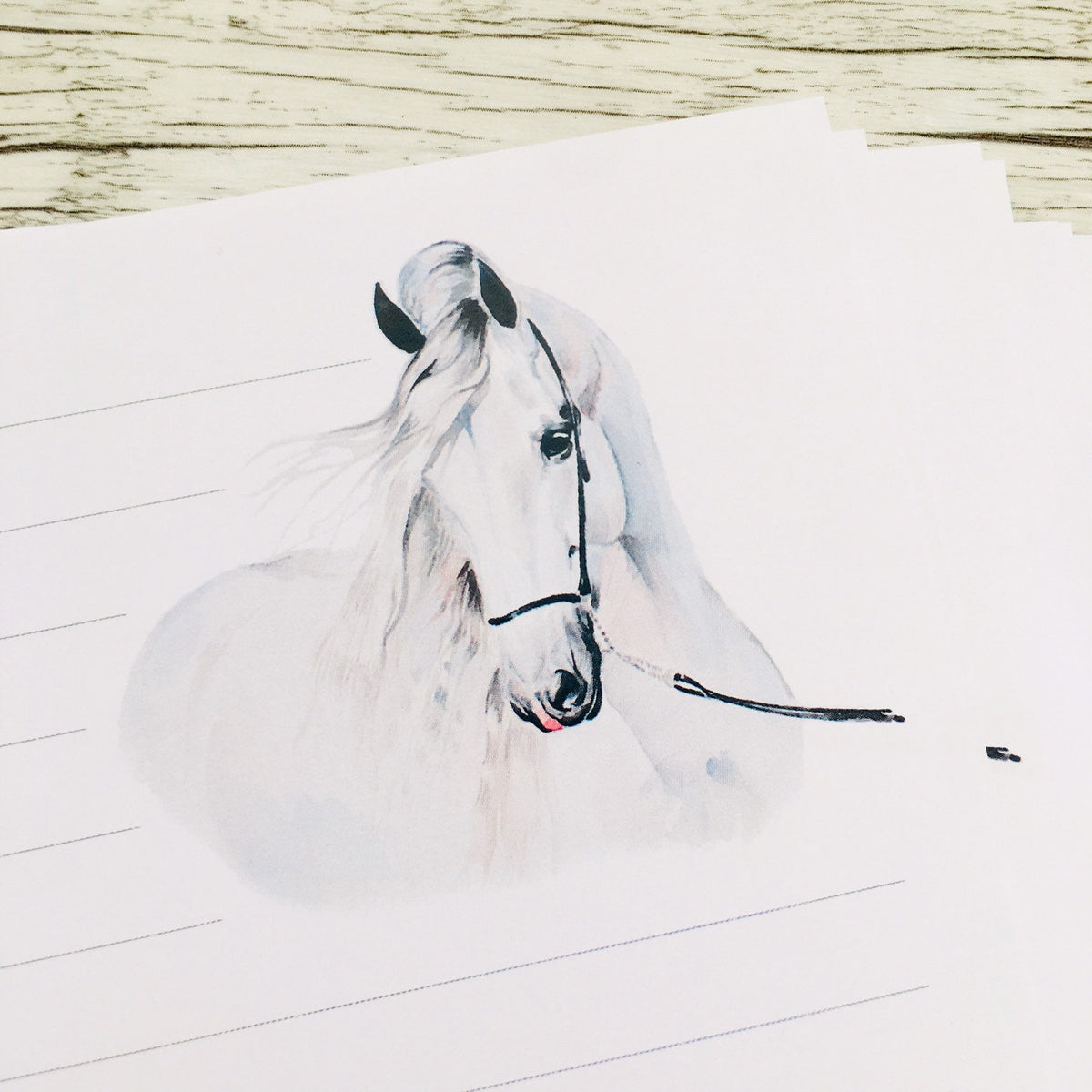 ANDALUSIAN HORSE Writing Paper Set (Non-Personalised) – Scattered Seed Co