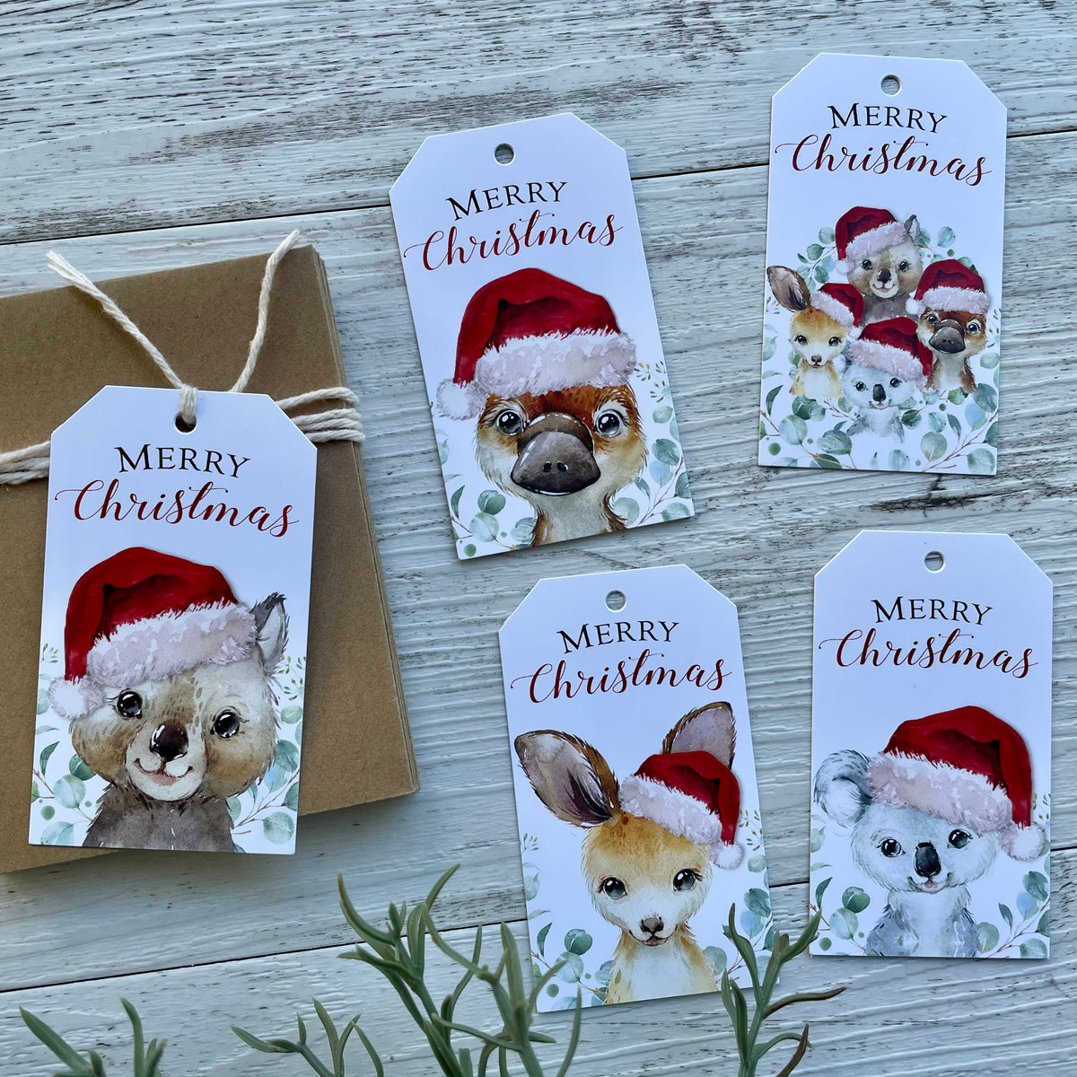 New AUSTRALIAN ANIMALS CHRISTMAS gift tags - New bigger size ...