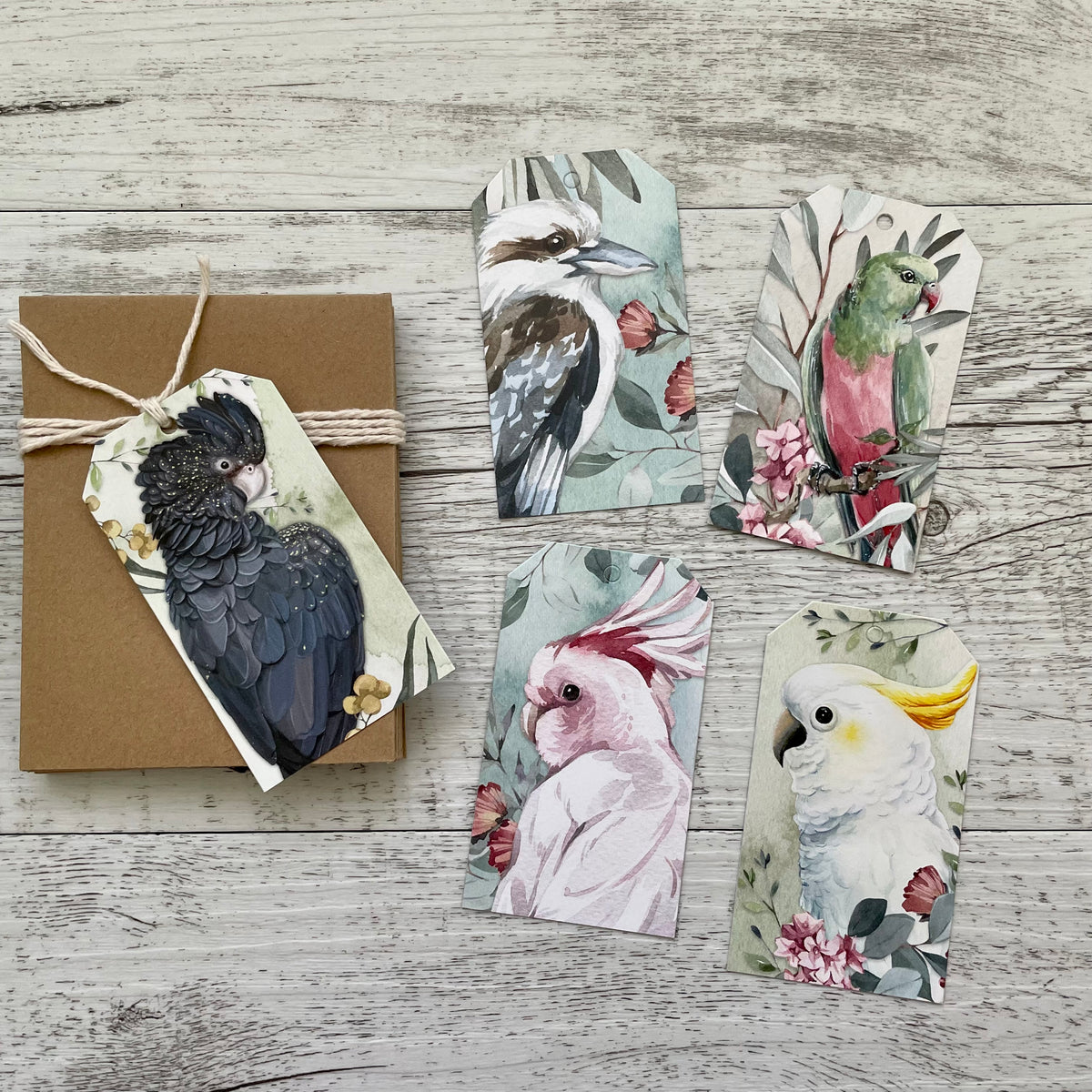 AUSTRALIAN BIRDS gift tags - New bigger size! – Scattered Seed Co