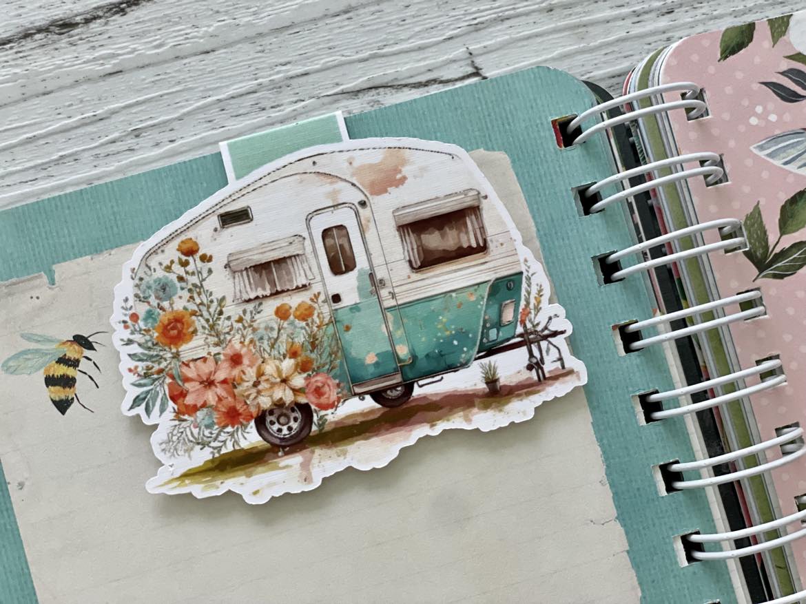 Floral Vintage Caravan Magnetic Bookmarks – Scattered Seed Co