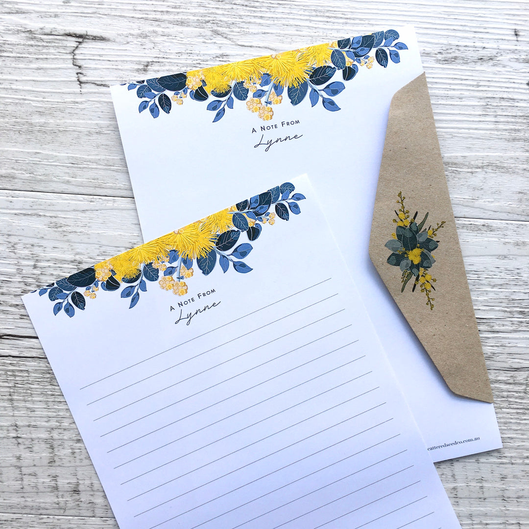 Personalised Writing Paper Sets – Scattered Seed Co