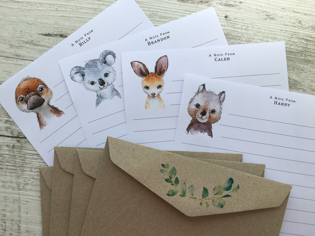 Personalised Writing Paper Sets – Scattered Seed Co