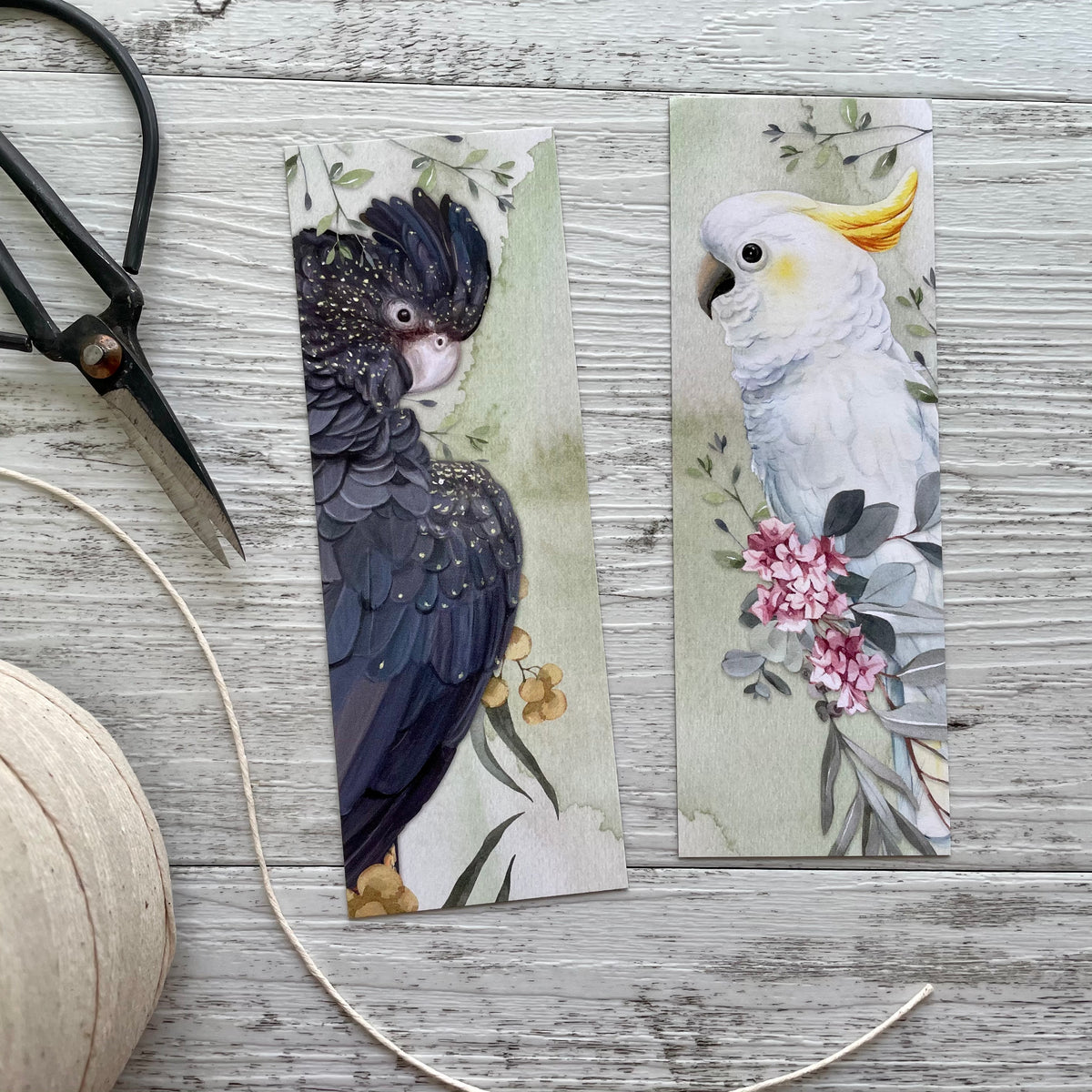 Australian Bird Bookmarks set of 2 – Scattered Seed Co