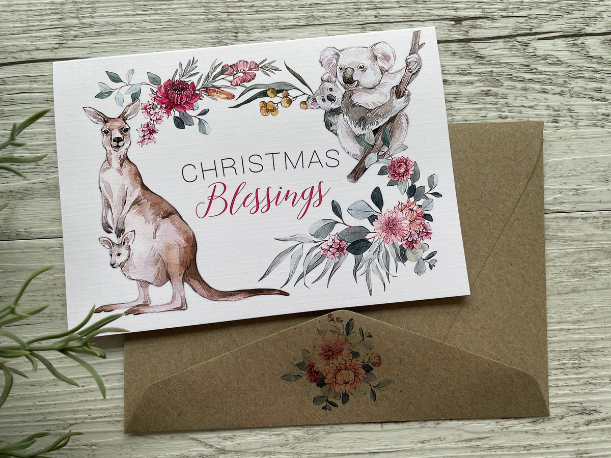 AUSTRALIAN Flora & Fauna Christmas Cards – Scattered Seed Co