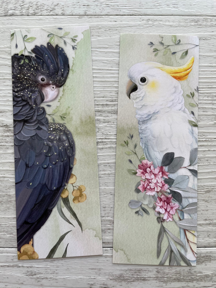 Australian Bird Bookmarks set of 2 – Scattered Seed Co
